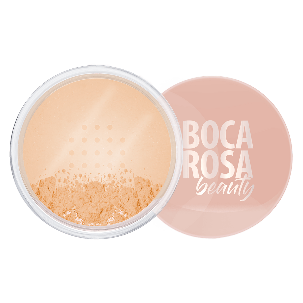 Matte Loose Face Powder Boca Rosa - 2 - MÁRMORE – Ida Beauty Brasil